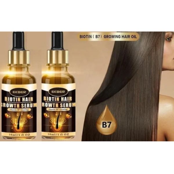 Herbal Biotin Anti Hair Loss Boosting Hair Growth Serum 30ML (Pack of ...