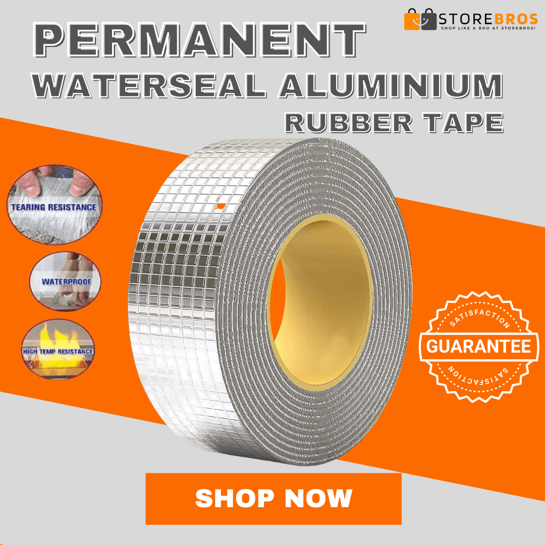 PERMANENT WATERSEAL ALUMINIUM RUBBER TAPE – Scrollstreet